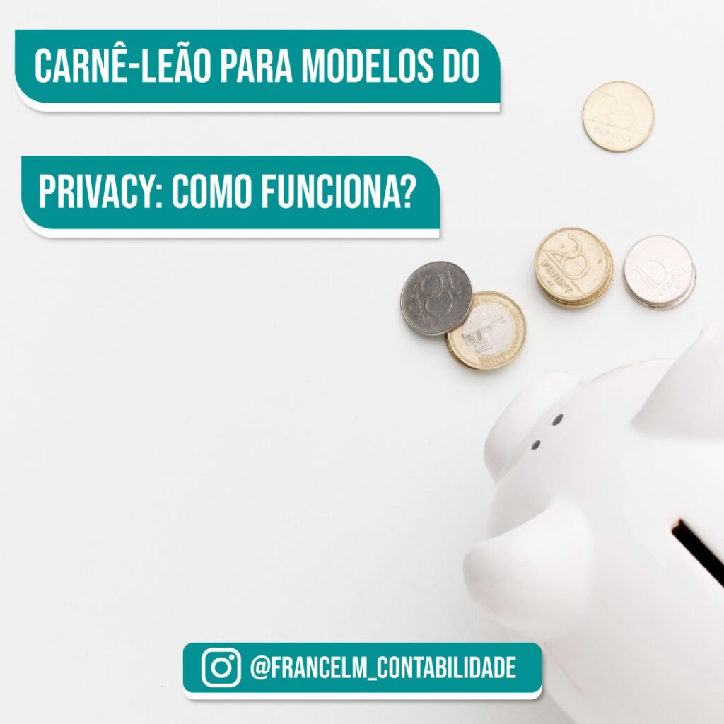 Carnê-leão para Modelos do Privacy: Como declarar? - Contabilidade ...